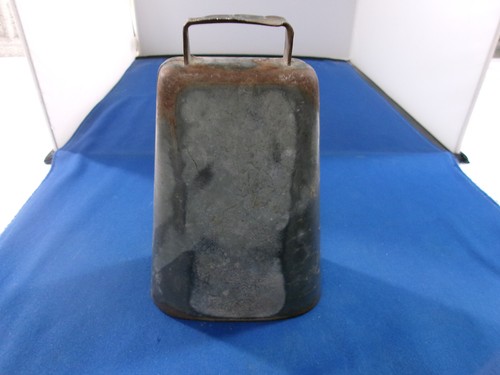 Antique Cowbell Cow Bell Heavy Rustic Fold No Clapper | eBay