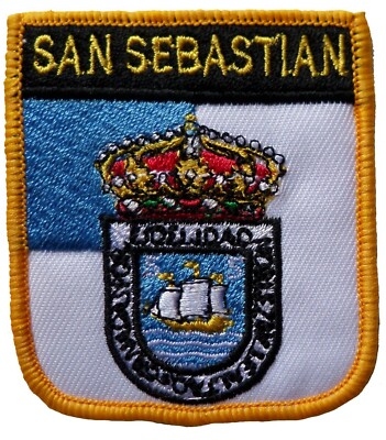 San Sebastian (Donostia) Spain Shield Embroidered Patch | eBay