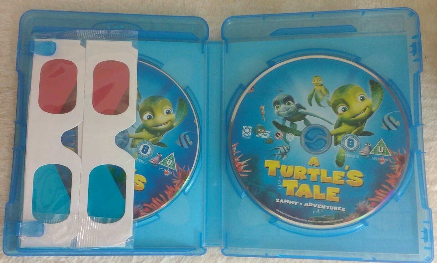 A Turtle's Tale - Sammy's Adventures 3D + 2D Blu-ray + DVD John Hurt ...