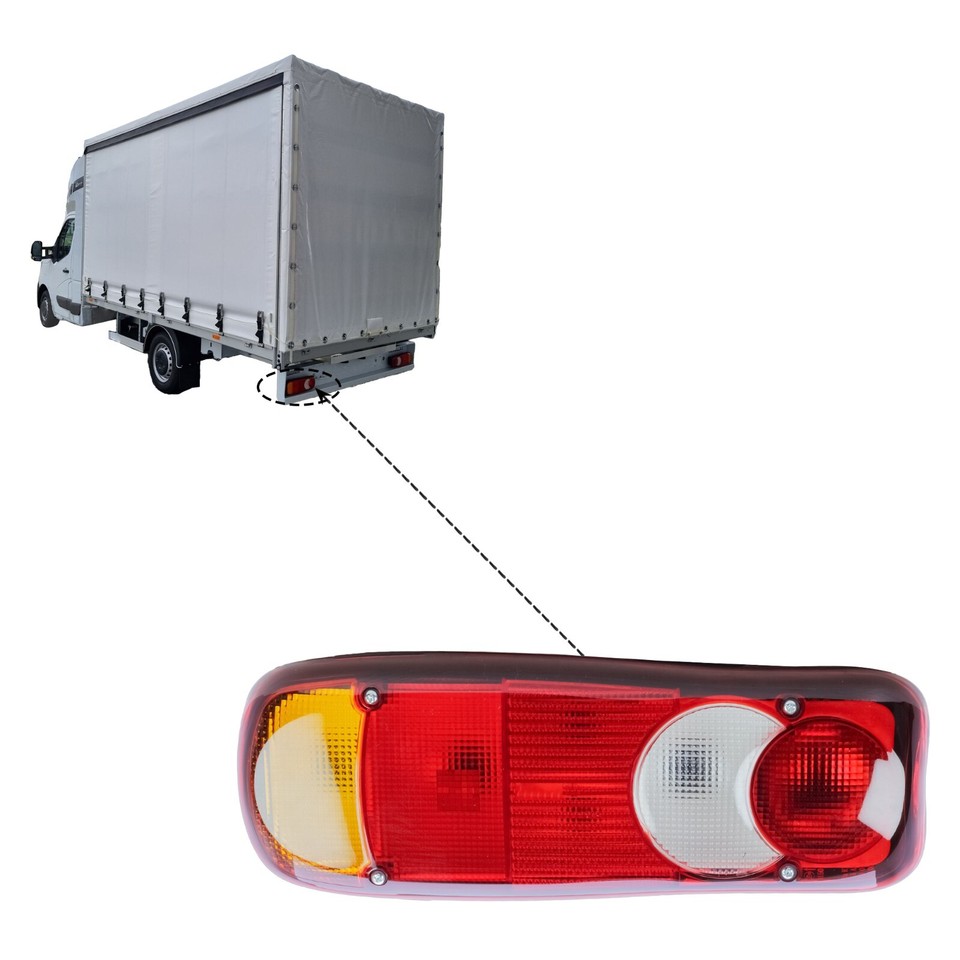 Left Side Tail Light N/S for 10-24 Iveco Truck Eurocargo Volvo Truck FL ...