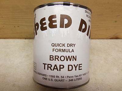 Andy Stoe's Speed Dip Snare & Trap Dip Dye Brown (1 Quart) Trapping ...