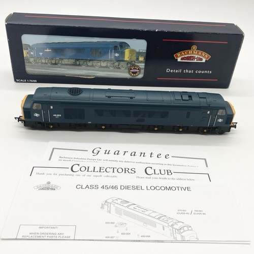Bachmann Branchline 32-701 Class 46 Diesel 46 053 BR Blue OO Gauge ...