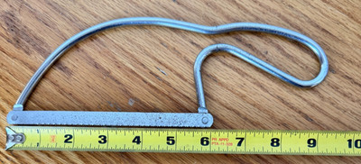 Vintage Stainless Steel Hand Bone Meat Saw - 6" Blade~Some Rust on ...