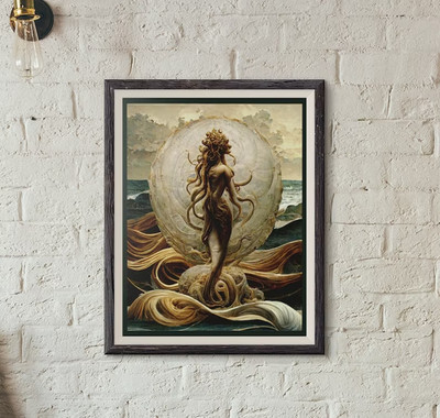 Birth of Medusa Art Medusa Wall Art Medusa Art Print Medusa Poster ...