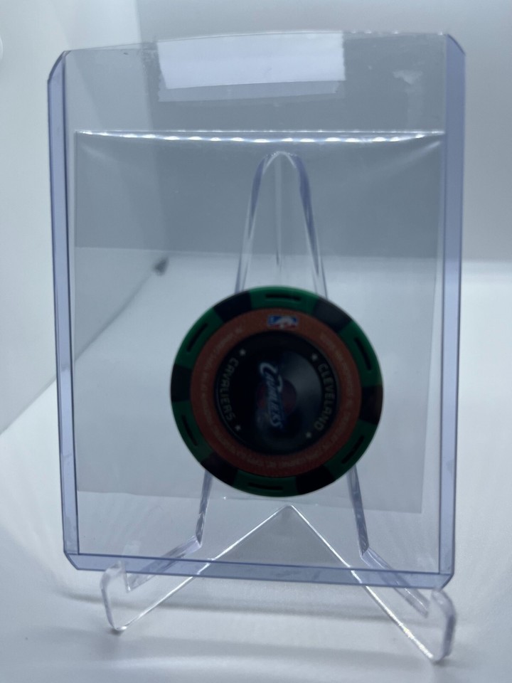 LEBRON JAMES 2005-06 TOPPS NBA POKER CHIP GREEN VERSION CLEVELAND ...