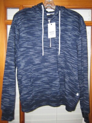 Reverse Threads Hoodie Sweatshirt 1/4 Zip Ezra Blue Men's S 2XL NEW | eBay