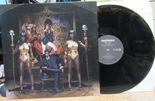 SANTIGOLD BLACK WITH GOLD VINYL RECORD "MASTER OF MY MAKE-BELIEVE" 2012 ...