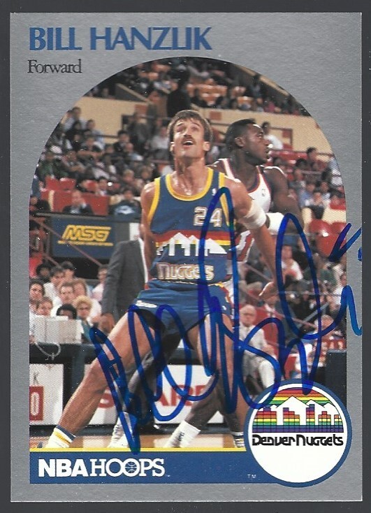 1990-91 NBA Hoops Bill Hanzlik #95 IP autograph signed card | eBay