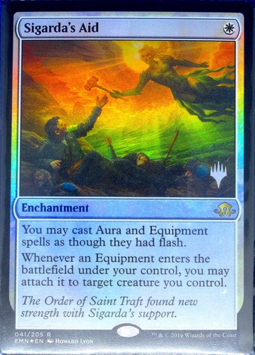 Sigarda's Aid ~Planeswalker Stamped FOIL!~ X1 ***MINT*** | eBay