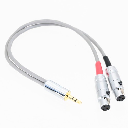 3.5mm TRS Stereo Plug to Dual Mini XLR TA3F Jack 8” L2B2AT Balanced ...