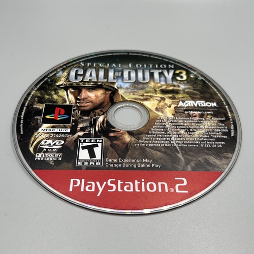 Call of Duty 3: Special Edition (Sony PlayStation 2, 2007) Tested ...