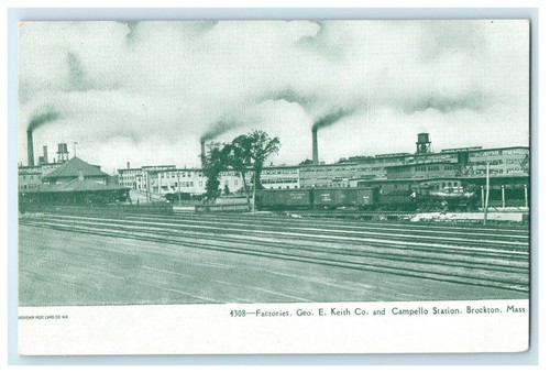 Factories Keith Campello Station Railroad Brockton Massachusetts MA ...