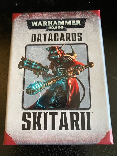 Warhammer 40000 40k 7th Edition Skitarii Adeptus Mechanicus Data Cards ...