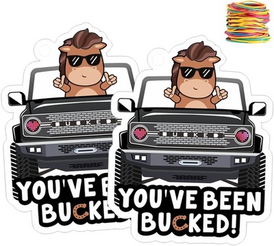 You've Been Bucked | Buck Bronco | Yeah Tags | 2.7x3.5 inch | eBay