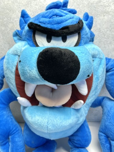 Vintage Looney Tunes BLUE Taz 12” Rarity Tasmanian Devil NANCO Stuffed ...