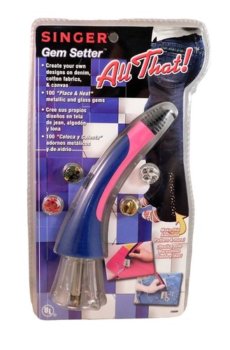 Singer All That Gem Setter Create Own Designs 100 Metallic Glass Gems ...