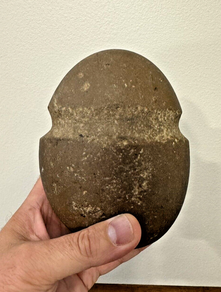 Native American FULL GROOVE Stone Axe Head Indian Tools Archaic ...