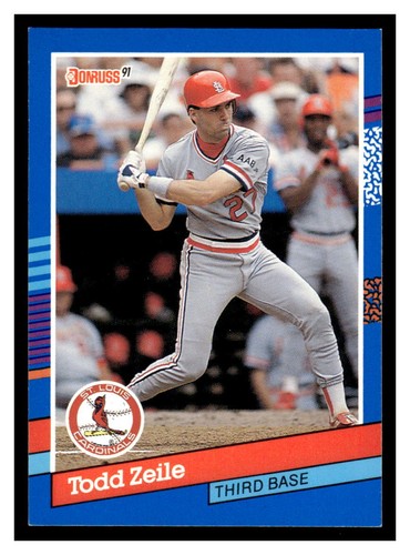 1991 Donruss #71 Todd Zeile - St. Louis Cardinals | eBay