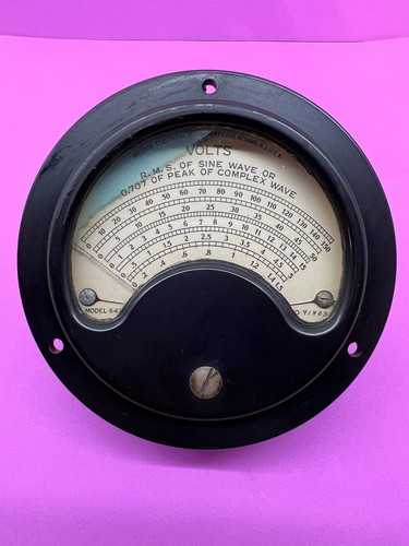 Vintage Analog Panel Meter with Free Shipping | eBay