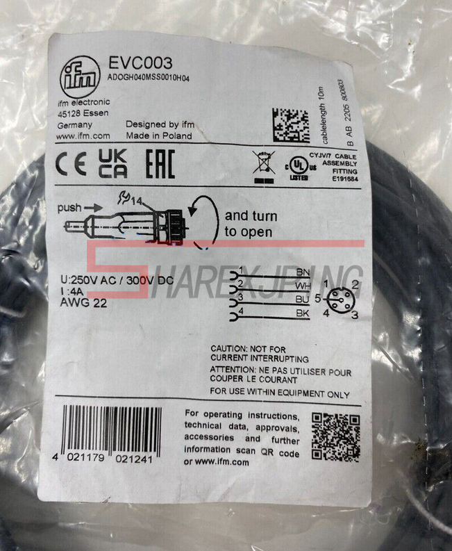 ONE IFM proximity switch sensor EVC003 New | eBay