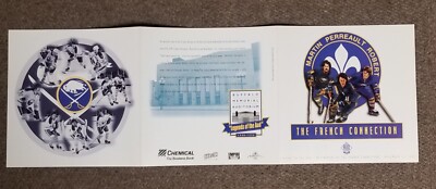 THE FRENCH CONNECTION 11x11 TRI PHOTO BUFFALO SABRES PERREAULT ROBERT ...