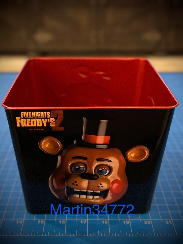 Five Nights At Freddy's 2 FNAF 2 Movie Tin Popcorn Bucket & Cup w ...