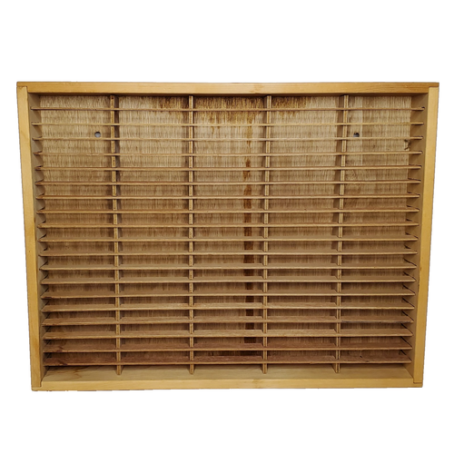 Napa Valley Box Wood Cassette Holder 100 Wall Mount Storage Display ...