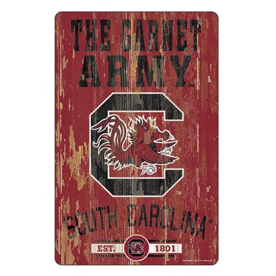 South Carolina Gamecocks Sign 11x17 Wood Slogan Design | eBay