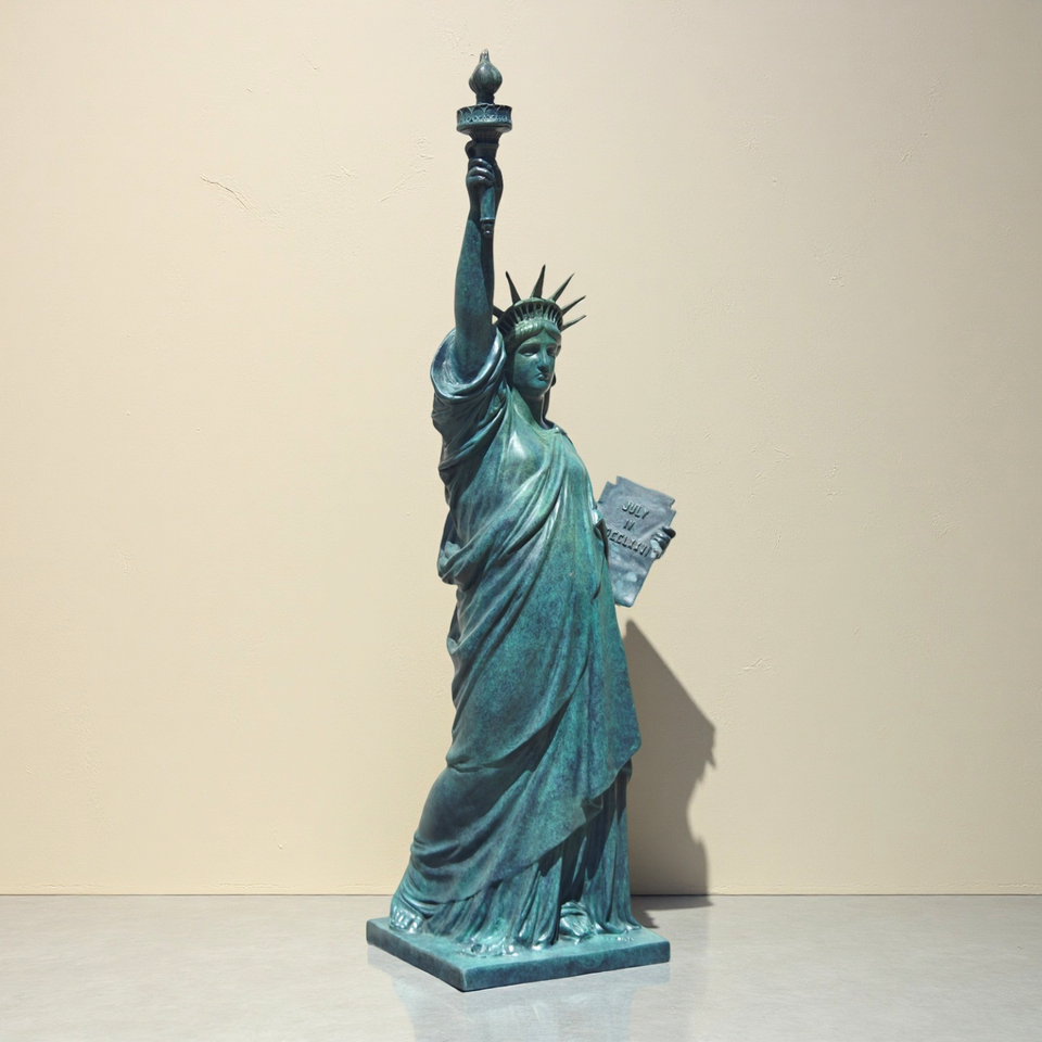 70cm Statue of Liberty Bronze Sculpture Bronze Liberty USA Statue Art ...