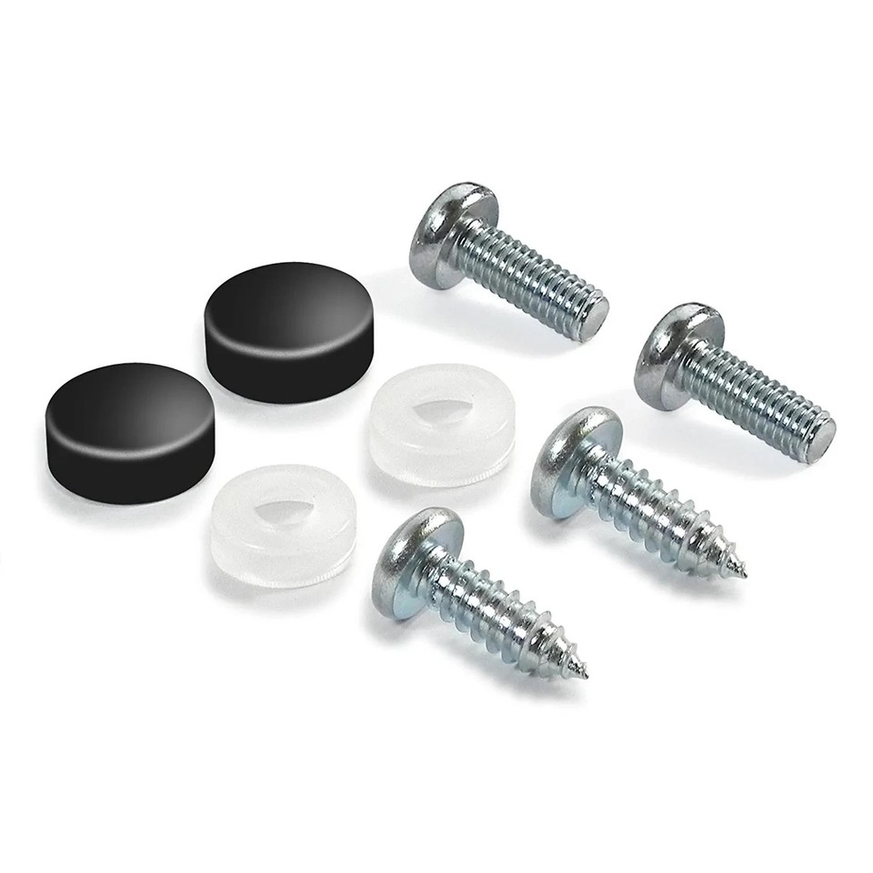 3D Audi Quattro Emblem Stainless Steel Front Black License Plate Frame ...