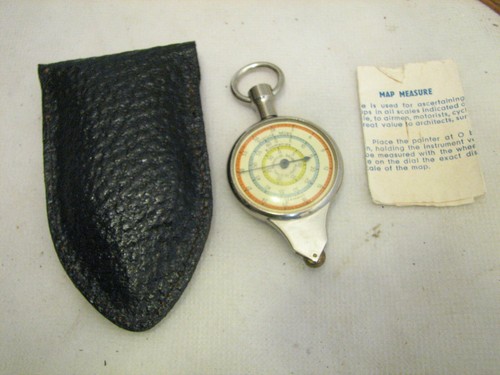 Vintage Map Opisometer Map Distance Compass Tool West Germany w/ Case ...