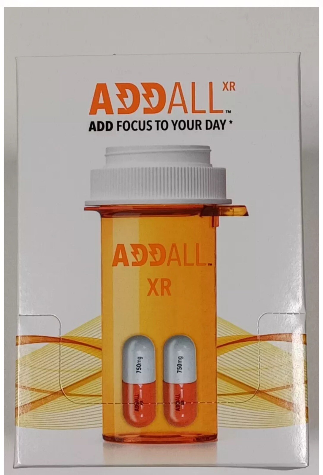 AddAll XR 750mg, Energy Focus 2 Full Box - 24Packs - 48 Capsules - FREE ...