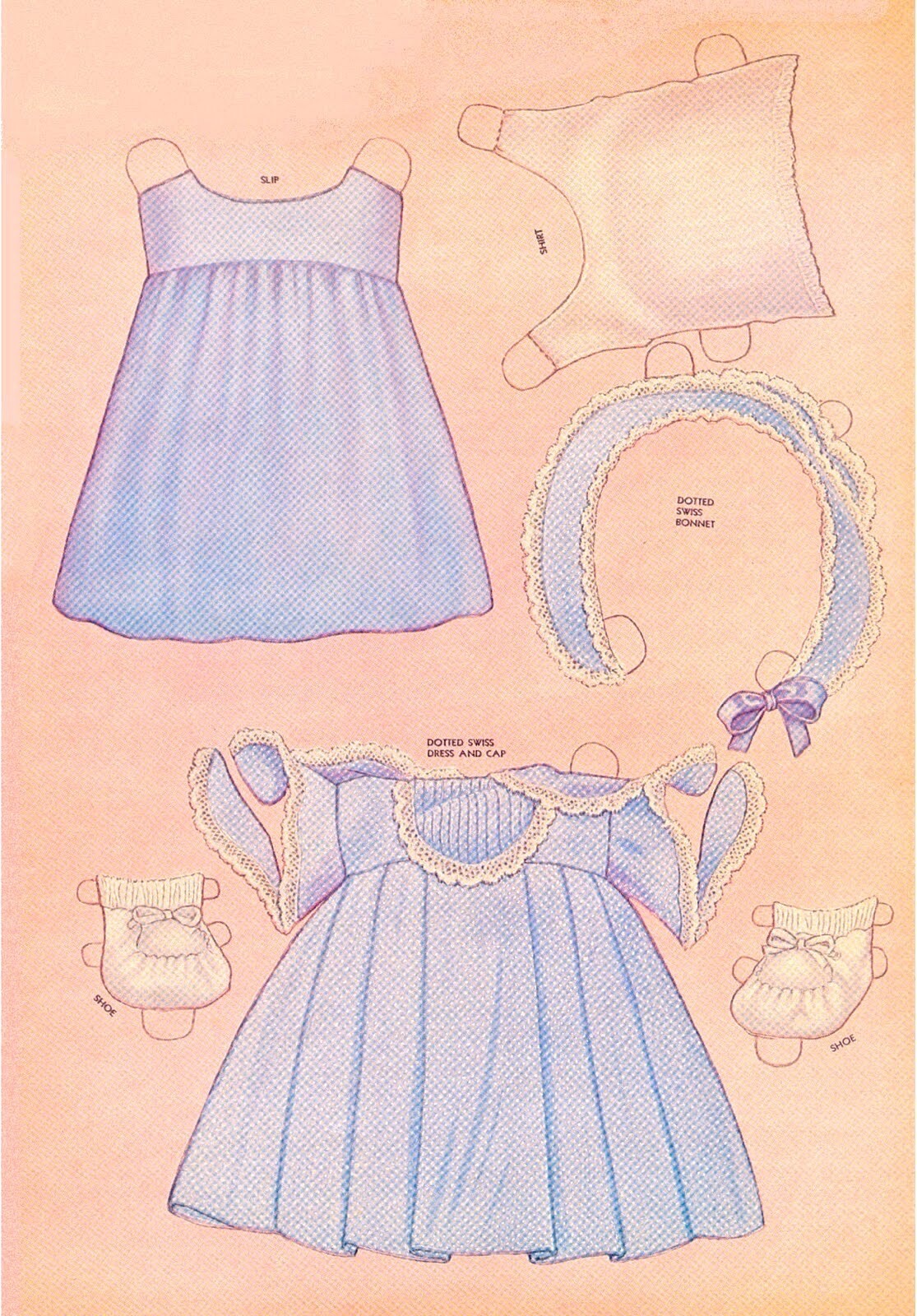 VINTAGE 1930s DY-DEE PAPER DOLL RARE LASER REPRODUCTION~Org SIZE UNCUT ...