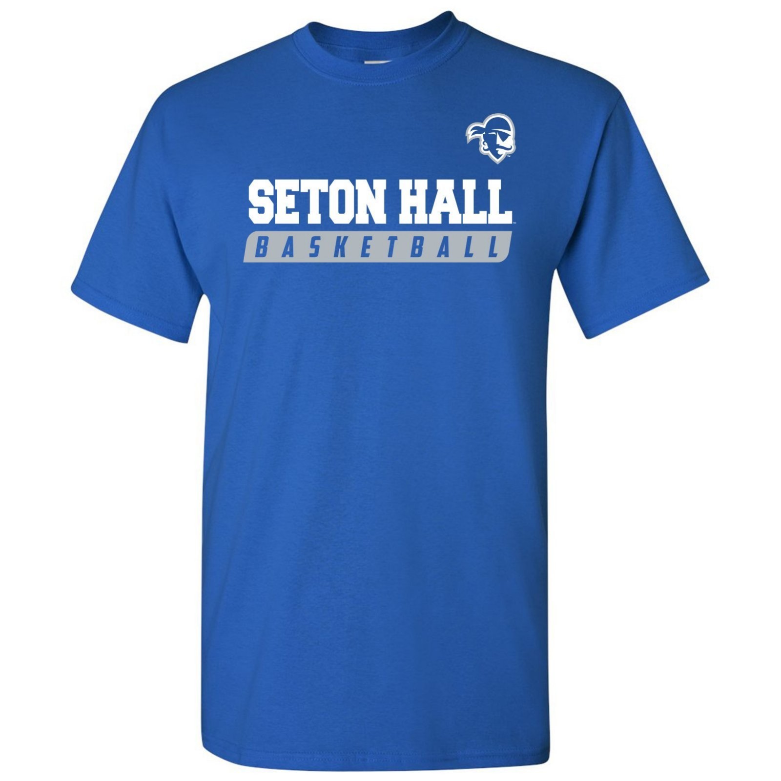 Seton Hall Pirates Basketball Slant Licensed Unisex T-Shirt - Royal | eBay