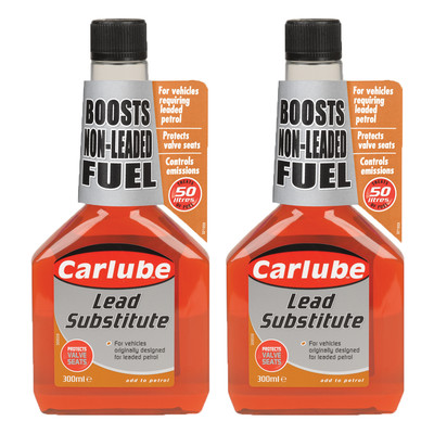 2 x Carlube Lead Substitute Replacement Fuel Additive Treatment ...