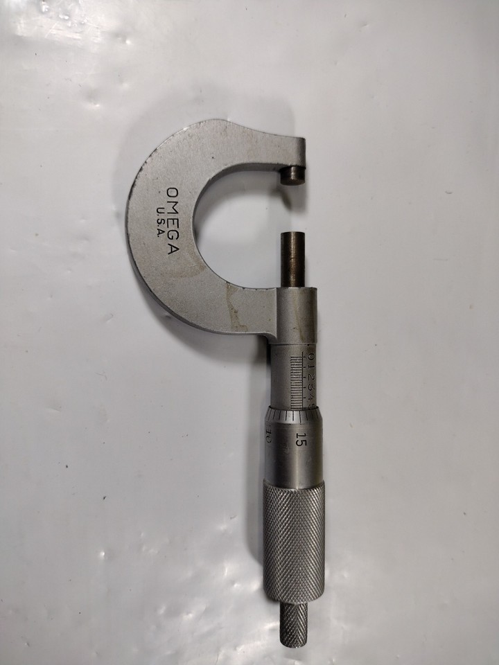 OMEGA USA MICROMETER 1"OUTSIDE.001" GRAD MACHINIST MEASURING TOOL | eBay