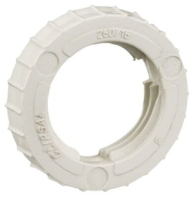 10x Clipsal RIGID PVC CONDUIT LOCK RINGS Metric Round GREY- 16mm Or ...