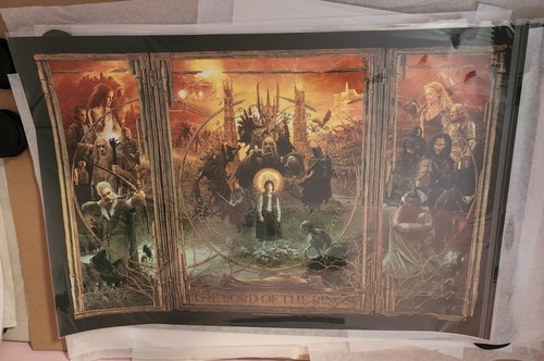 Lord Of The Rings Movie Variant Art Print Poster Mondo Grzegorz ...