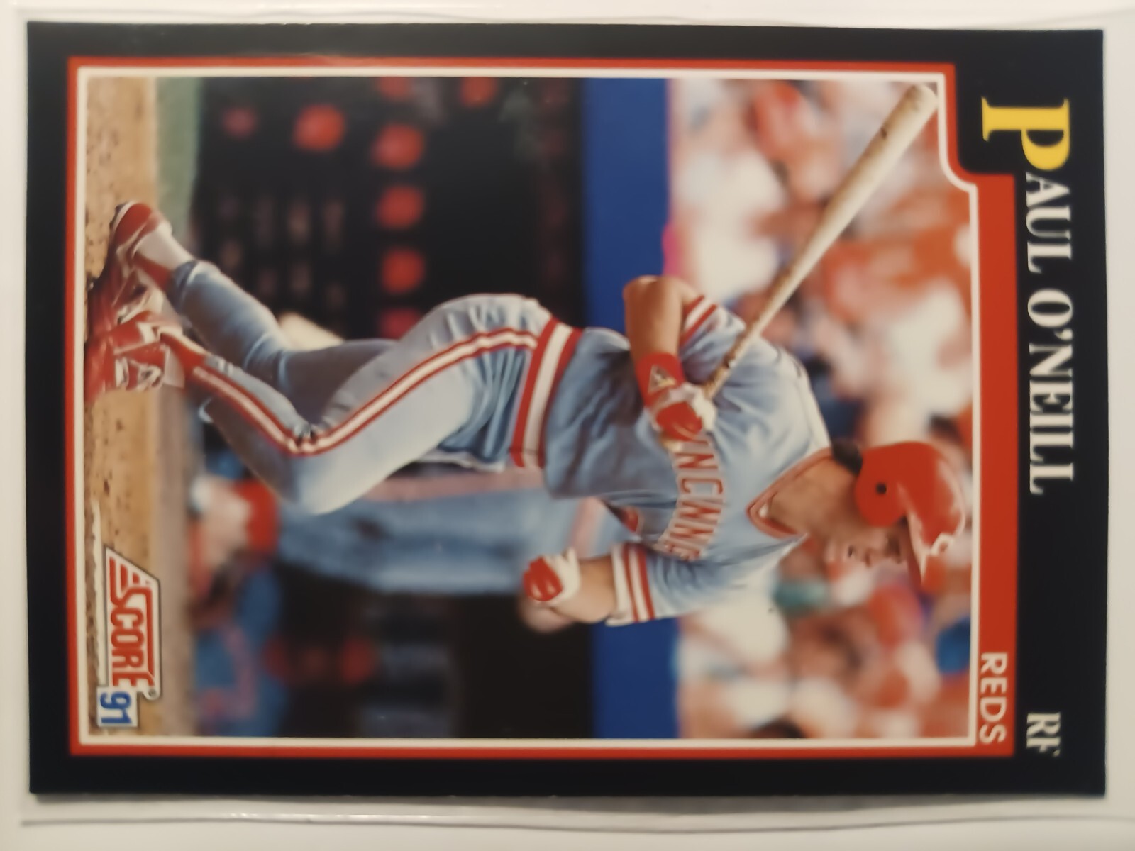PAUL O'NEILL CINCINNATI REDS 1991 SCORE BASEBALL CARD #227 | eBay