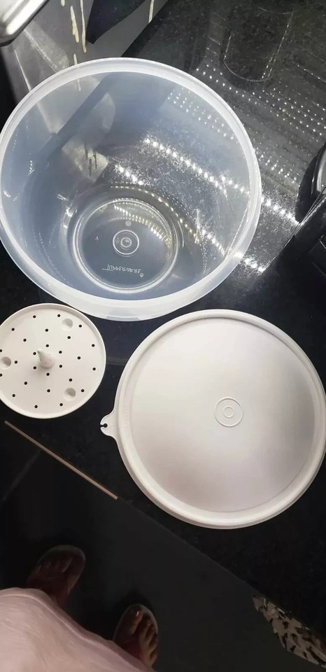 NEW! Tupperware Lettuce Keeper CRISP IT, FREE SHIP! AND A FREE CITRUS ...