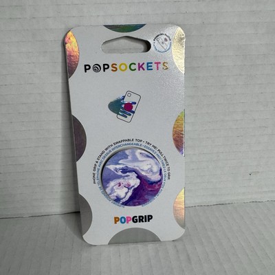 PopSockets LAVENDER FLOW Phone Grip Stand Black POPGRIP PopSocket ...