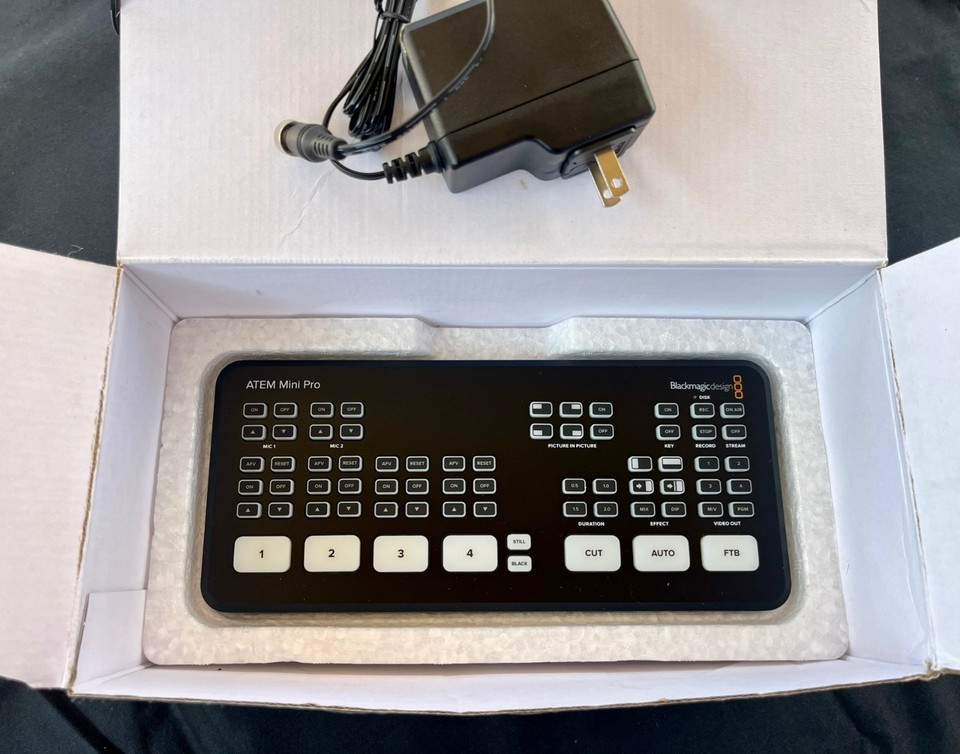 Blackmagic Design ATEM Mini Pro HDMI Live Stream Switcher Used 1 time ...