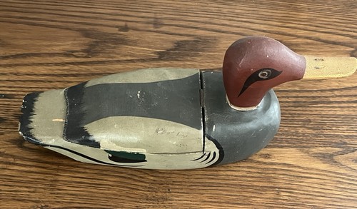 Vintage Teal Duck Decoy Trinket Box Decoy Hunting | eBay