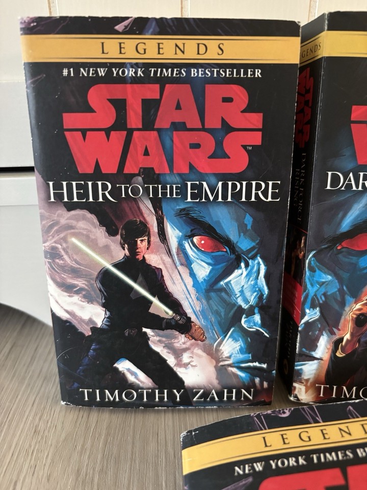 Star Wars Thrawn Trilogy: 3 Book Legends PB Lot: Heir/Dark Force/Last ...