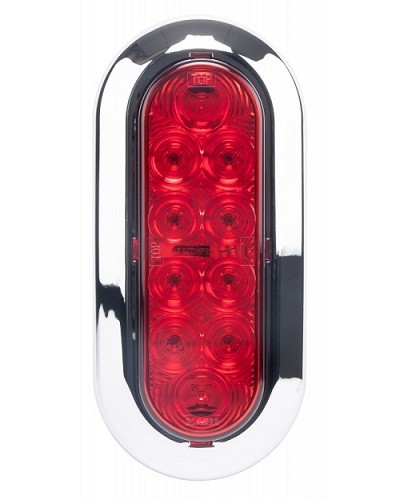 Hopkins Brands 563BRK- 6IN OVAL LED STT W/ CHRM BZL ,10PK | eBay