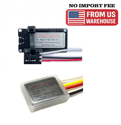 Vehicle Brake Light Flasher Module. Safety Flash Light Alert. Universal ...