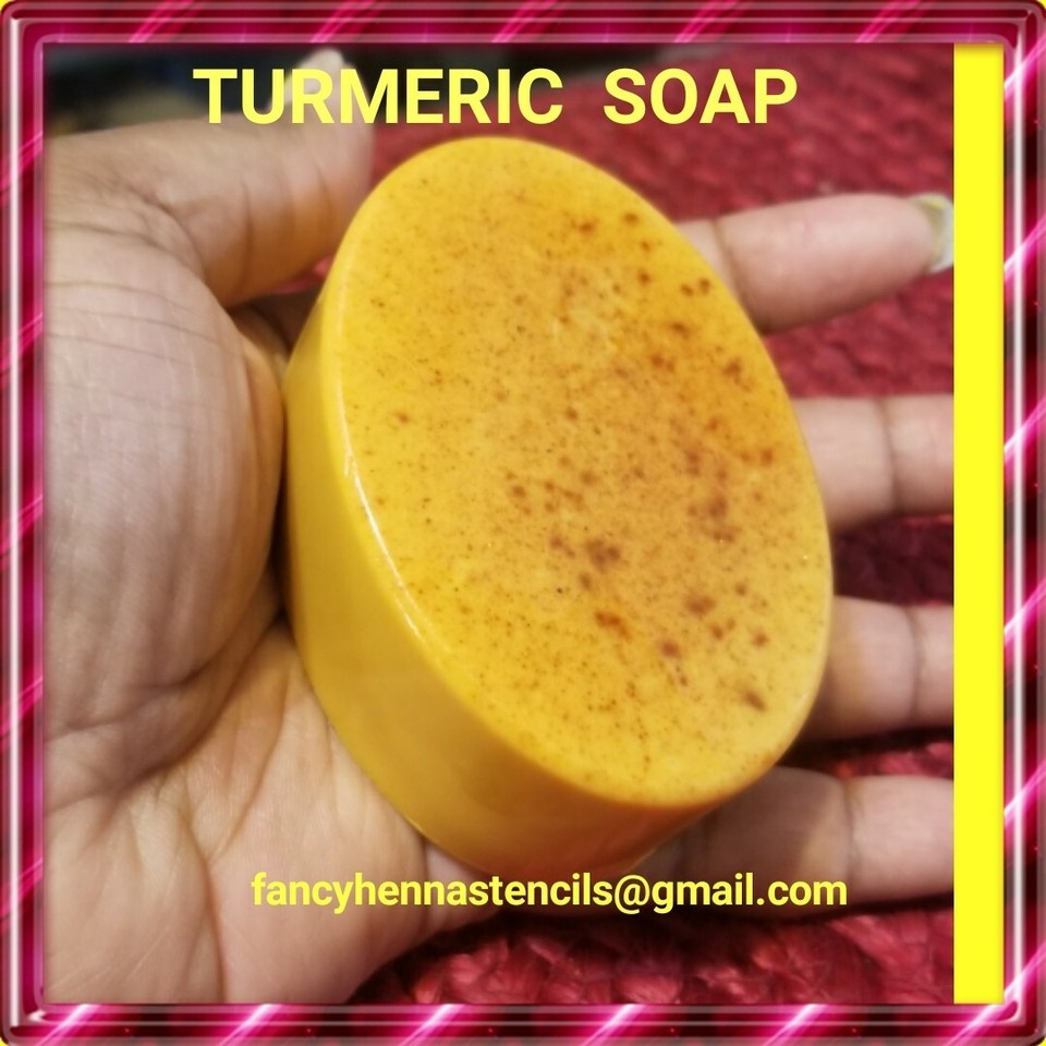 Turmeric Soap, Natural Skin Lightening Soap, Herbal Soap, Handmade ...