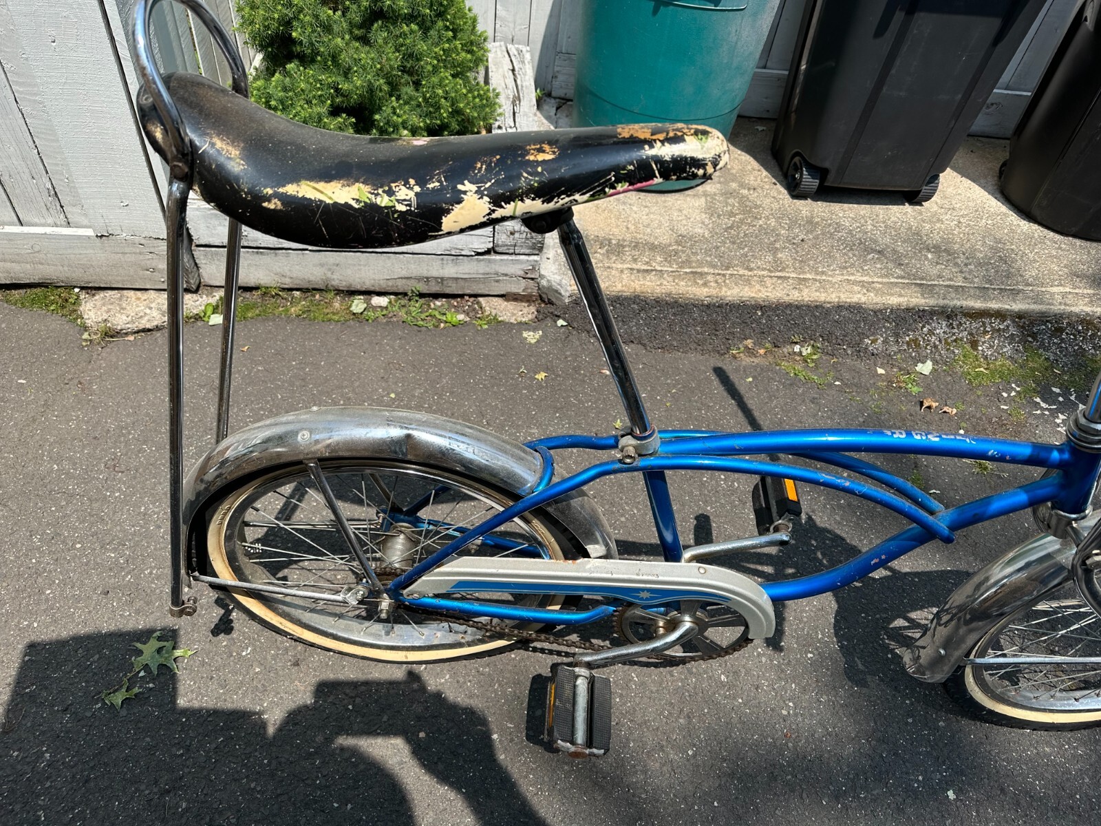 1982 Blue Schwinn Stingray Bicycle Springer Front End | eBay