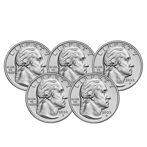 🇺🇸 New Full Set US American Women Quarter Coin series, 5-coins set ...