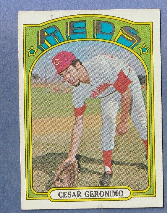 1972 TOPPS CESAR GERONIMO HIGH #719 NRMT REDLEGS | eBay